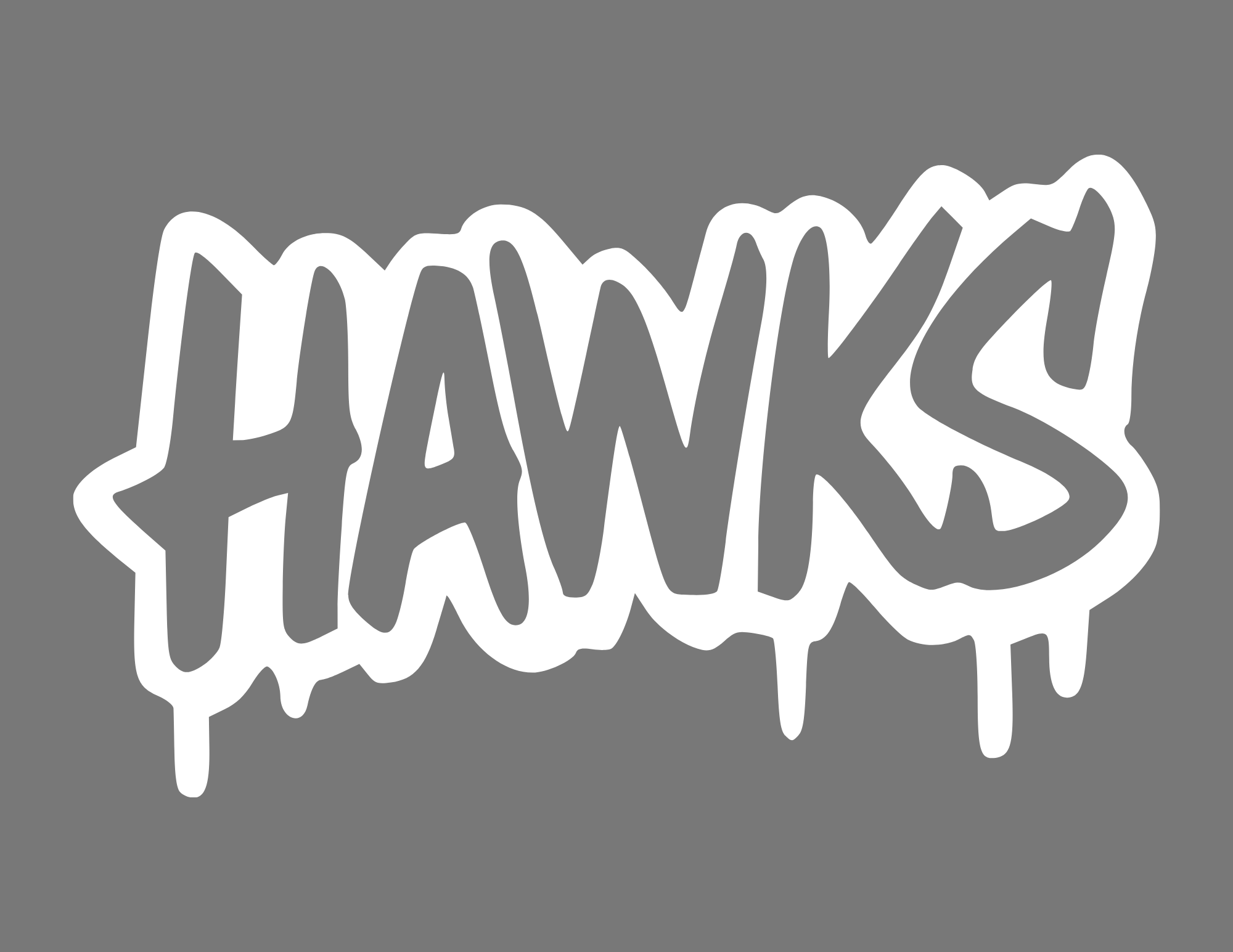 Hawks | Graffiti – Northern High Tide Designs